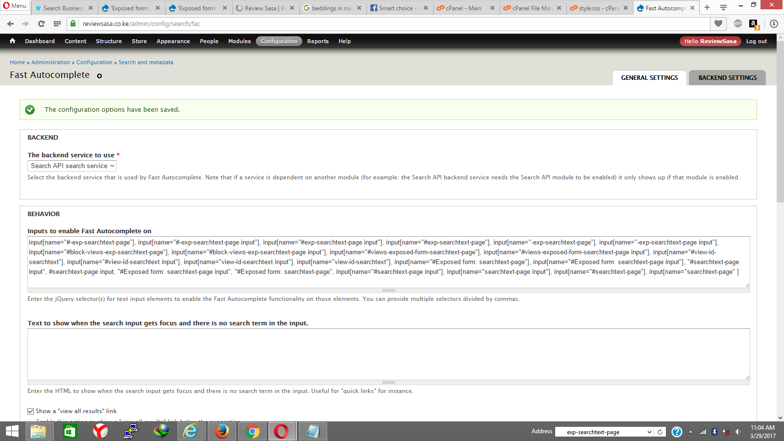 What is the correct jQuery selector(s) when using Views for Search [#2864401] | Drupal.org